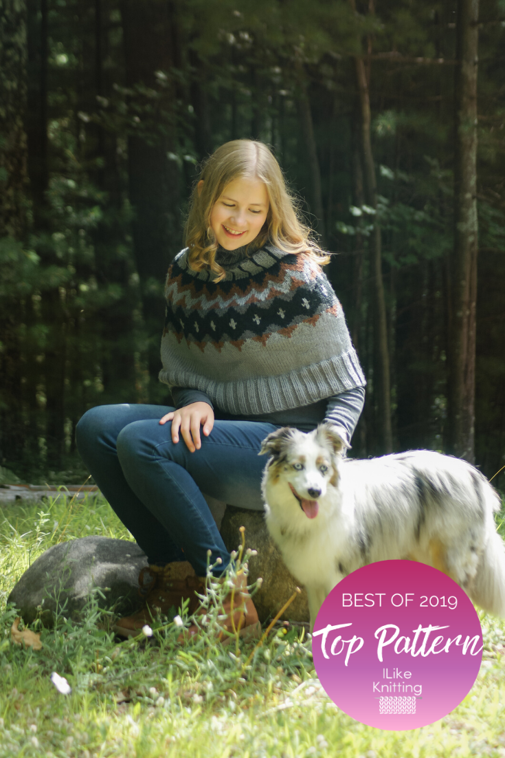 Nordic Shore Capelet - I Like Knitting