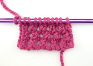 Mesh Lace Stitch Tutorial - I Like Knitting