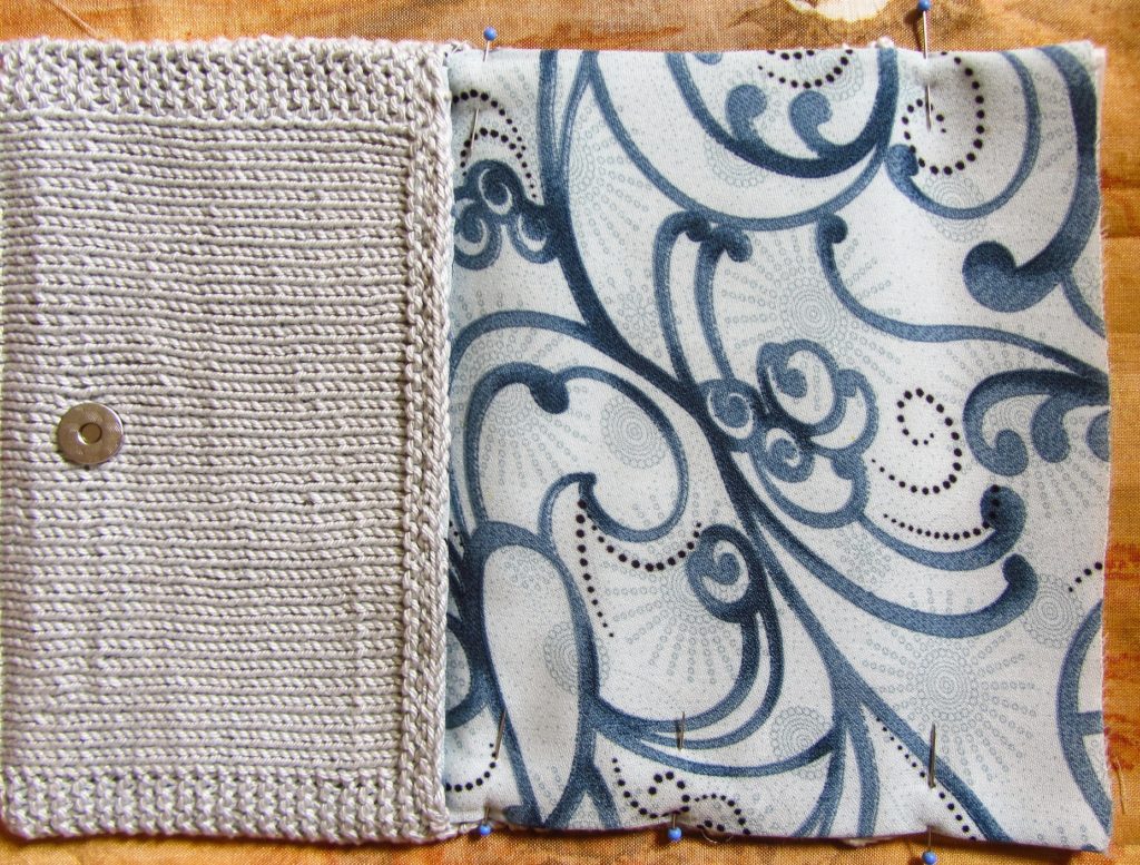 How to Line a Knit Clutch - I Like Knitting