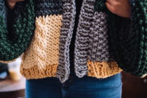 Myrah Patchwork Cardigan - I Like Knitting