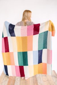 Patchwork Earth Blanket - I Like Knitting