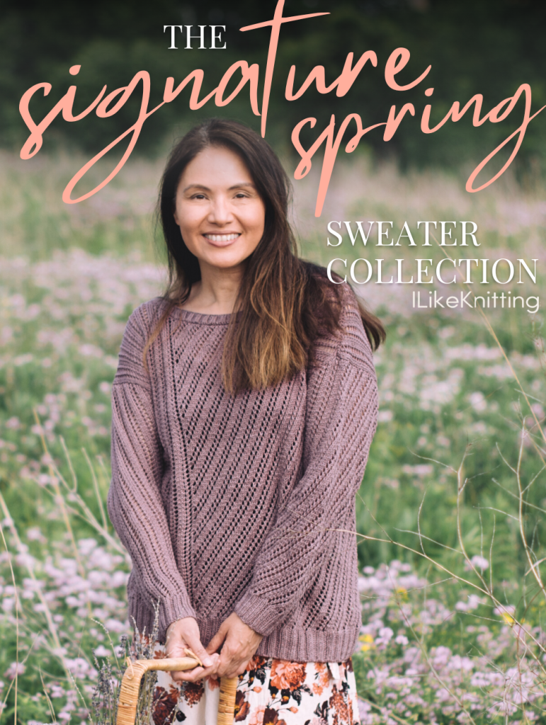 The Signature Spring Sweater Collection from I Like Knitting has ...